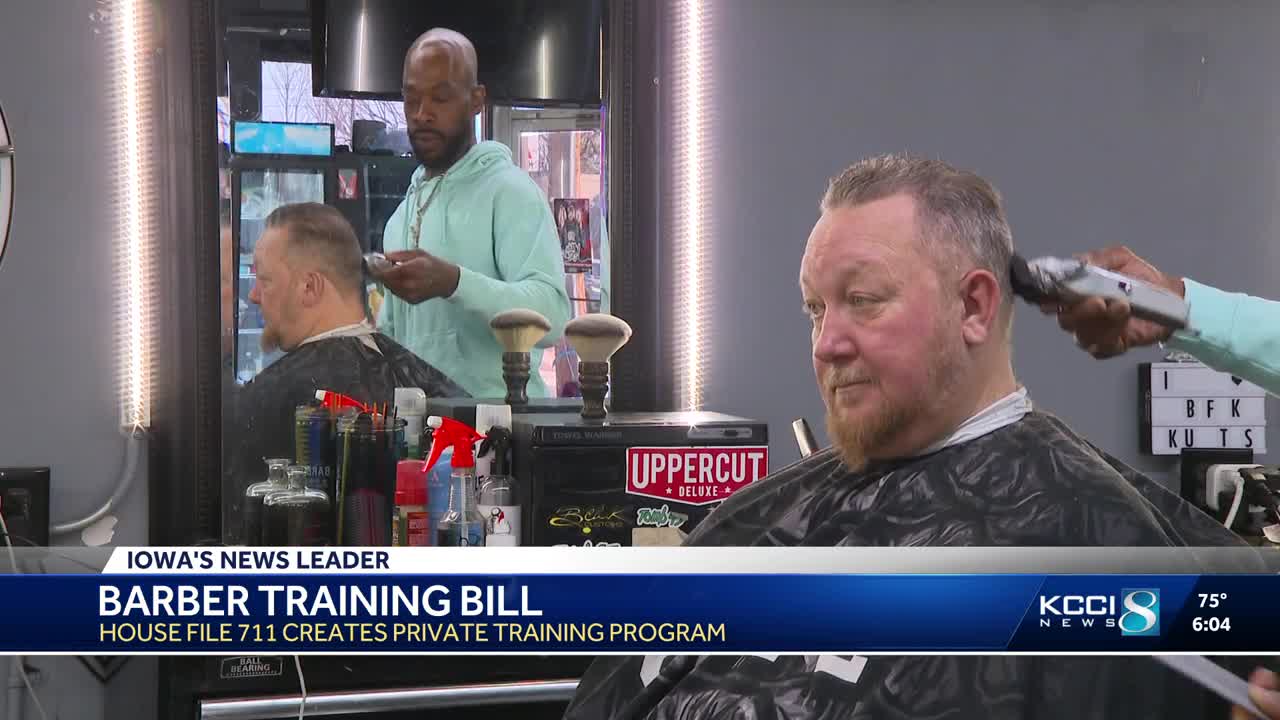Legislation proposes changes to Iowa's barber training requirements