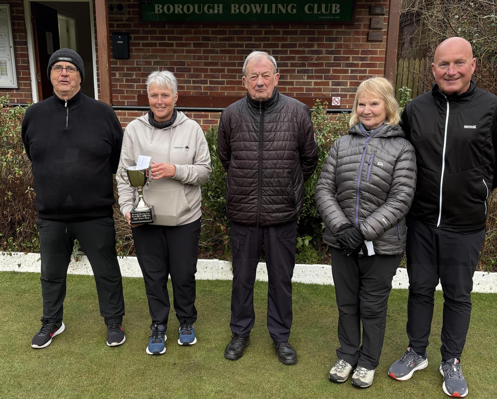 Allison Roe and Stuart Thompson snap up Borough Drawn Pairs title