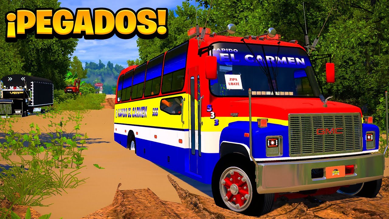 ¡Bus Clásico Pegado En Carretera Colombiana! | American Truck Simulator