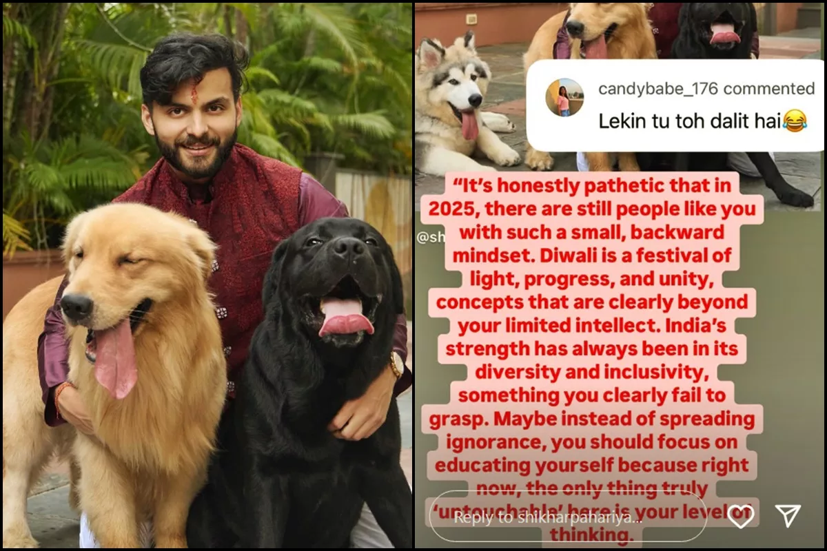 Shikhar Pahariya slams troll for casteist remark: "Focus on educating ...