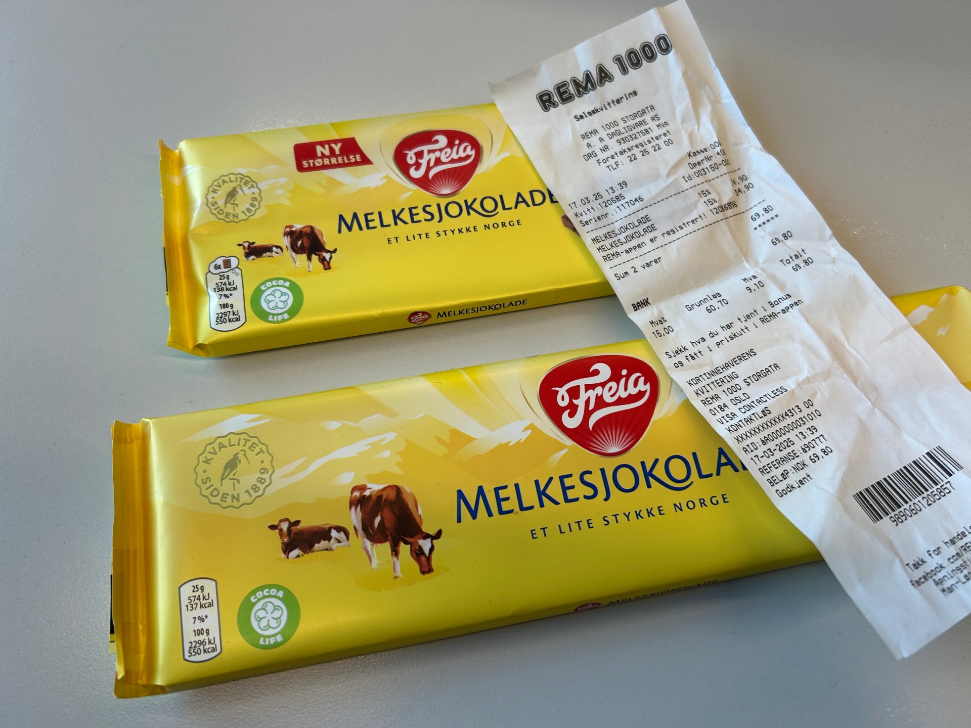 Sjokolade-priskrig: Fullt kaos på Rema 1000