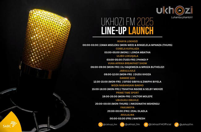 Sthandwa Nzuza returns to Ukhozi FM: A look at the new lineup