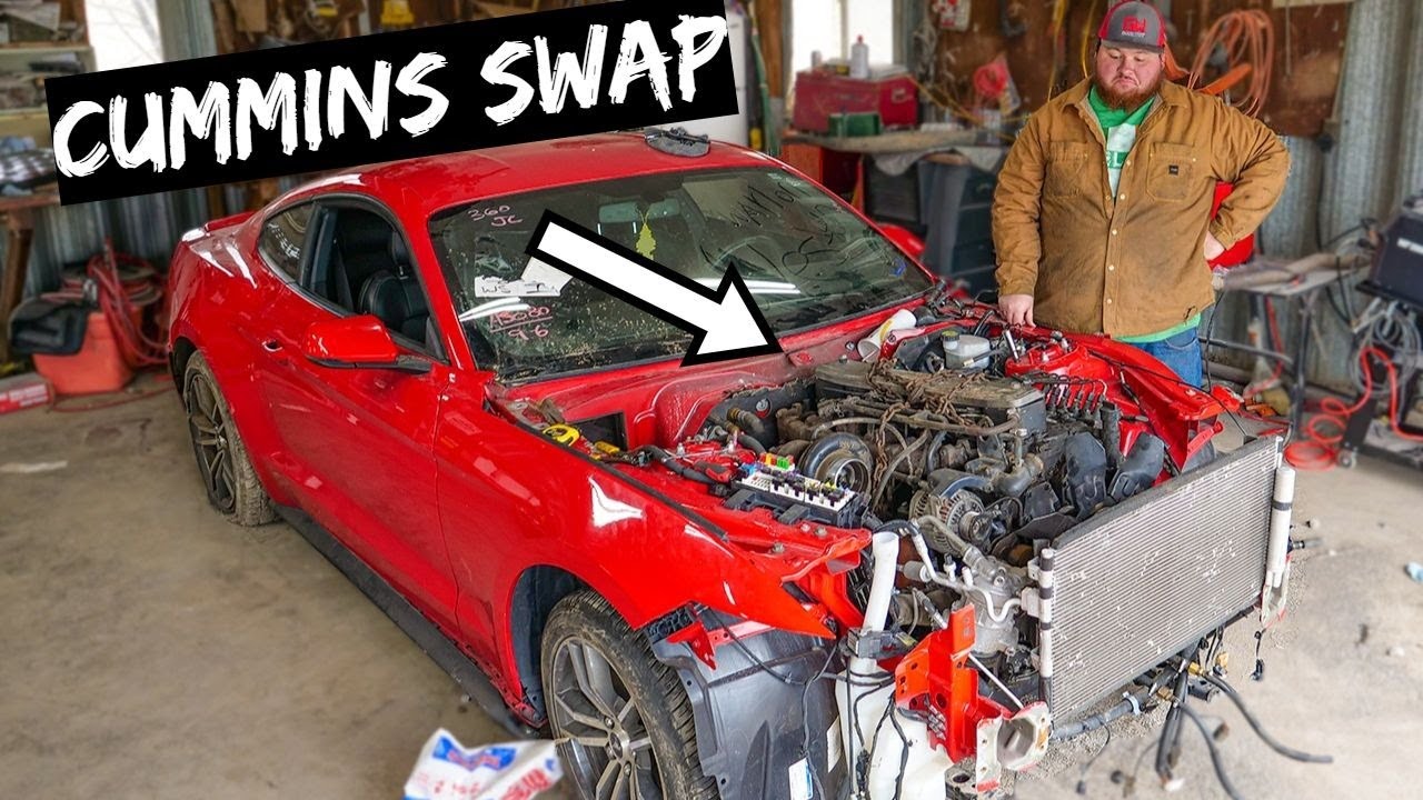 $10,000 in POWER parts for Cummins swapped Mustang!