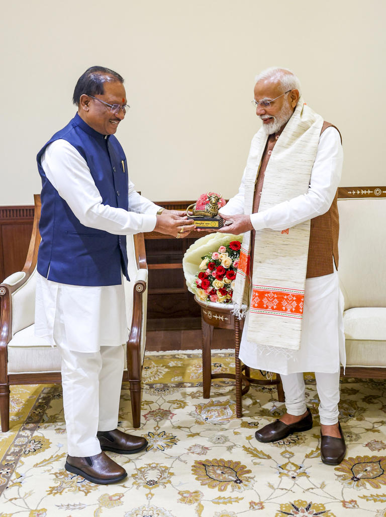 Chhattisgarh CM Sai meets PM, discusses development plan for Naxal-hit Bastar