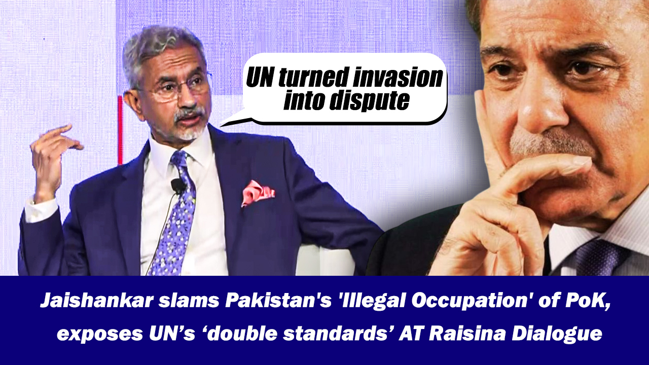 Jaishankar slams Pakistan's 'Illegal Occupation' of PoK, exposes UN’s ...