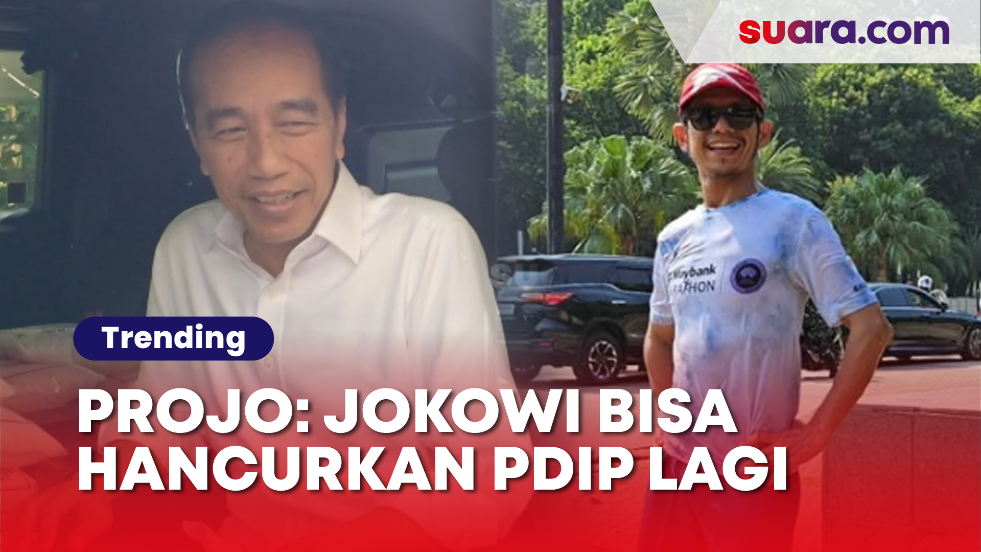 Minta Stop Serang Jokowi, Projo: Bukan Tak Mungkin Jokowi Akan Hancurkan PDIP Seperti di Pilpres
