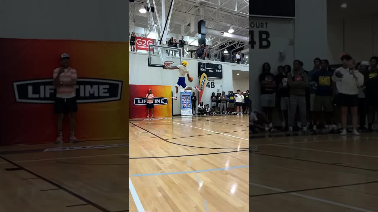 Amazing Basketball Trick Shot at SWAC