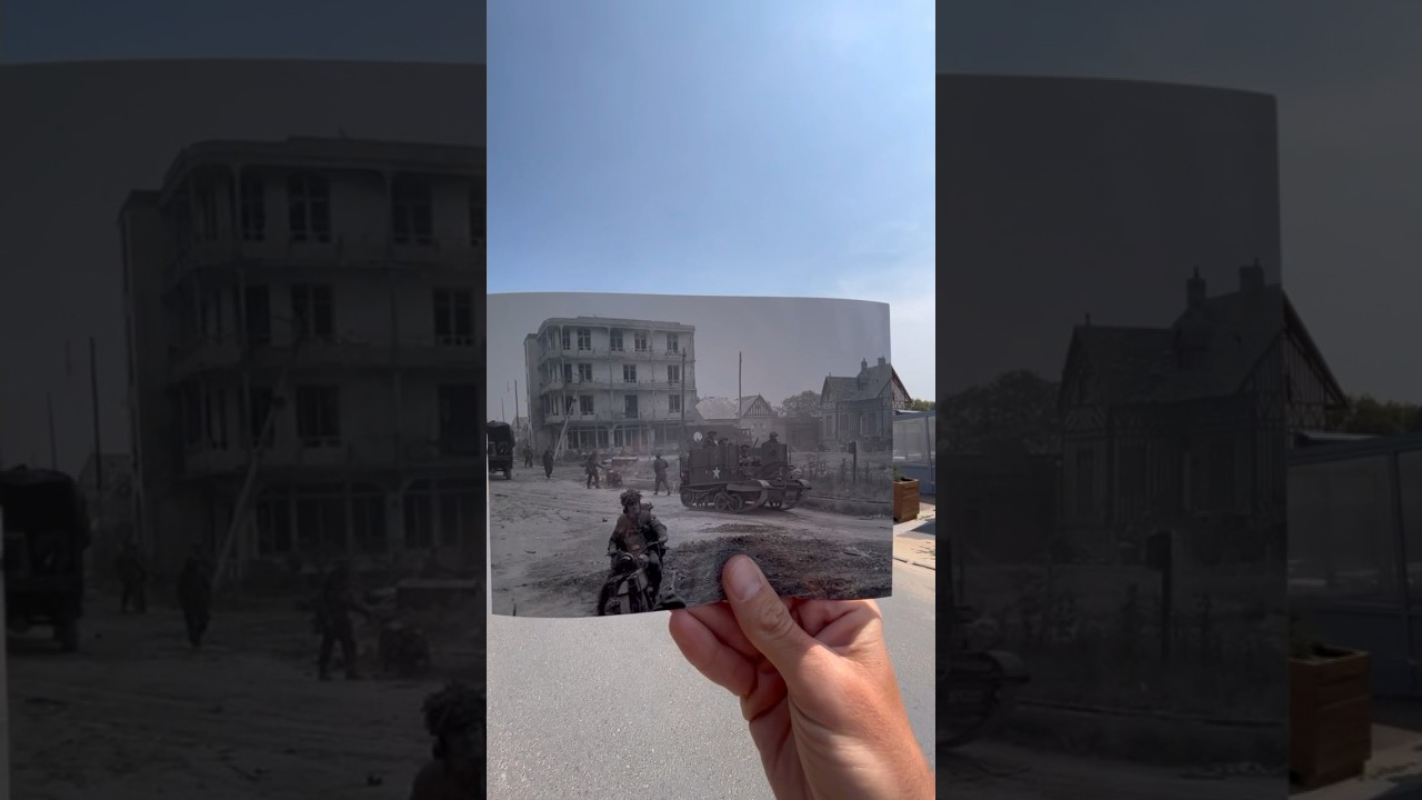 Sword Beach, Normandy 1944 Then and Now