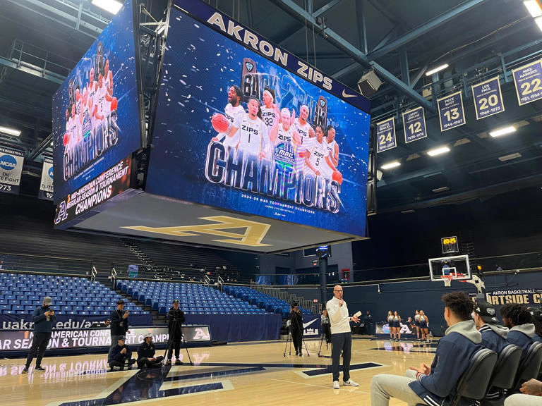 'All filet mignon left in this tournament': Akron embraces challenge ...