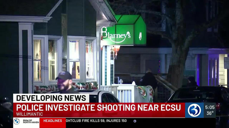 1 injured in shooting near ESCU in Willimantic