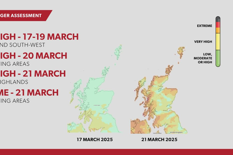 Scotland issued 'extreme' wildfire warning for five days - is your area ...