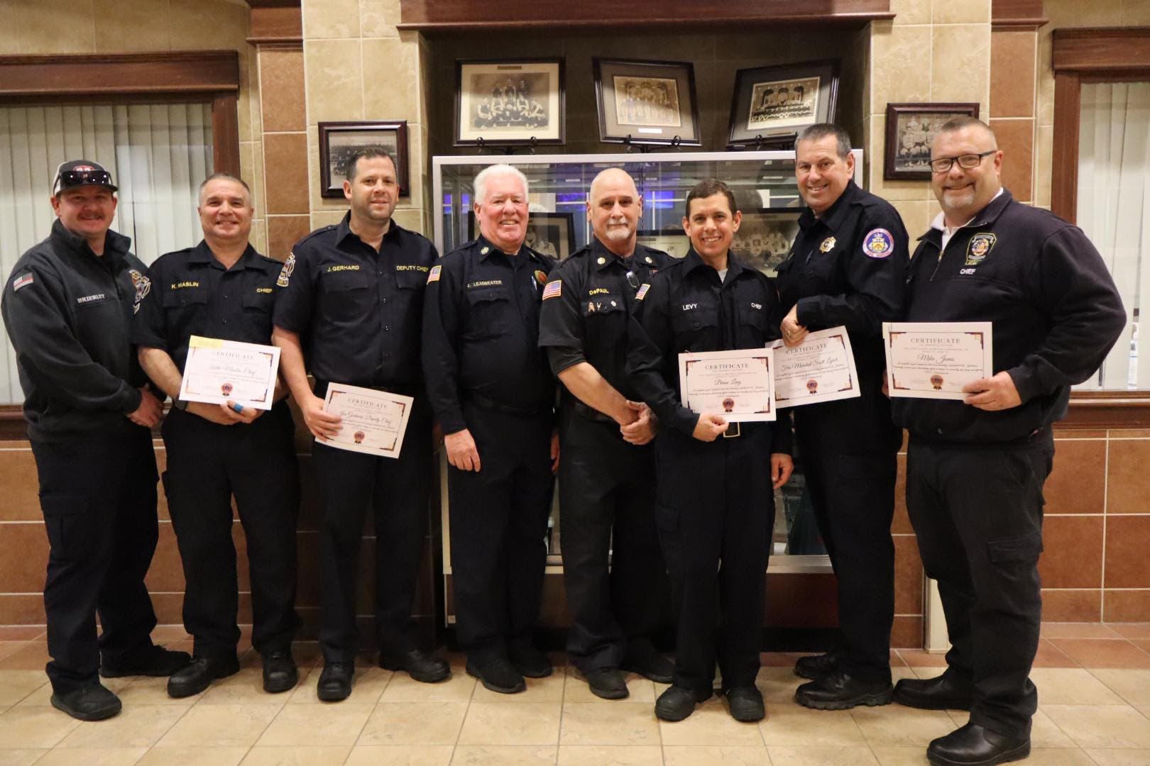 First Responders Recognized For Fighting SPS Technologies Fire