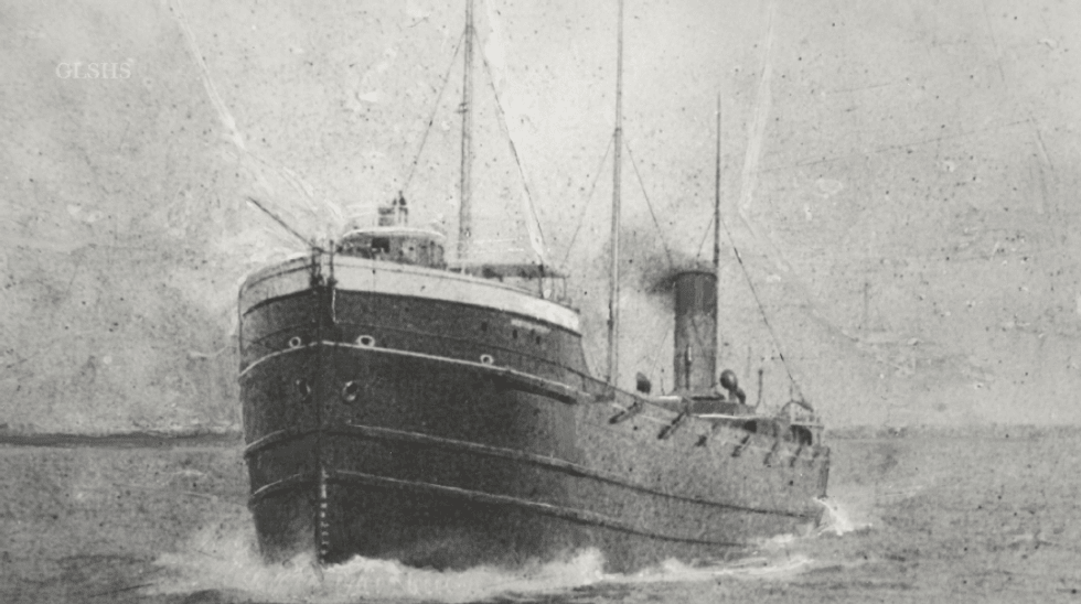 Historic ghost ship found 132 years after sinking 600ft deep in ...