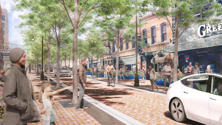 Construction starts on Detroit Greektown streetscape projects