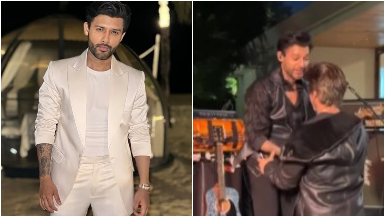 Stebin Ben bows down in front of SRK, greets him with a hug at event. Watch