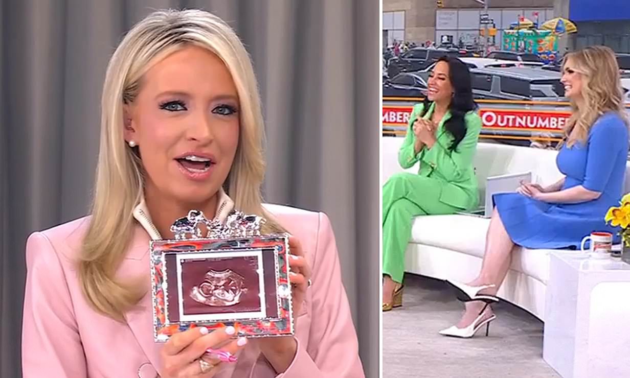 Fox News star Kayleigh McEnany announces she's pregnant live on-air