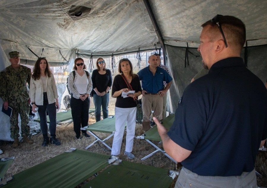 Border Democrat pans use of military bases for deportations