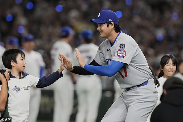 Shohei Ohtani slugs World Series-champion Dodgers to easy win over Cubs ...