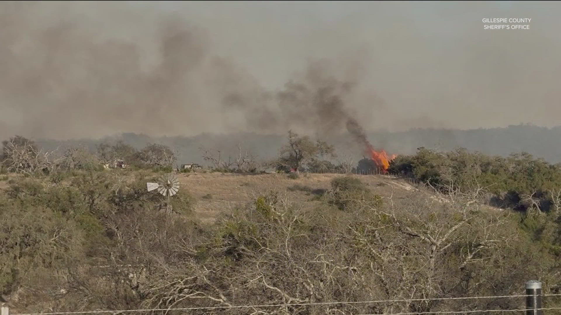 Duderstadt fire in Gillespie County now 90% contained