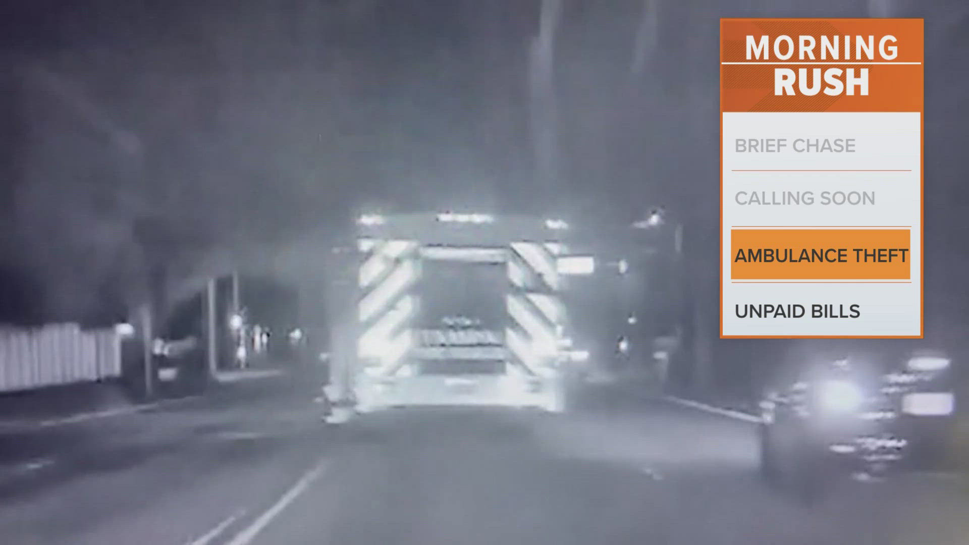 Florida man steals ambulance, leading police on chase Florida man steals ambulance, leading police on chase