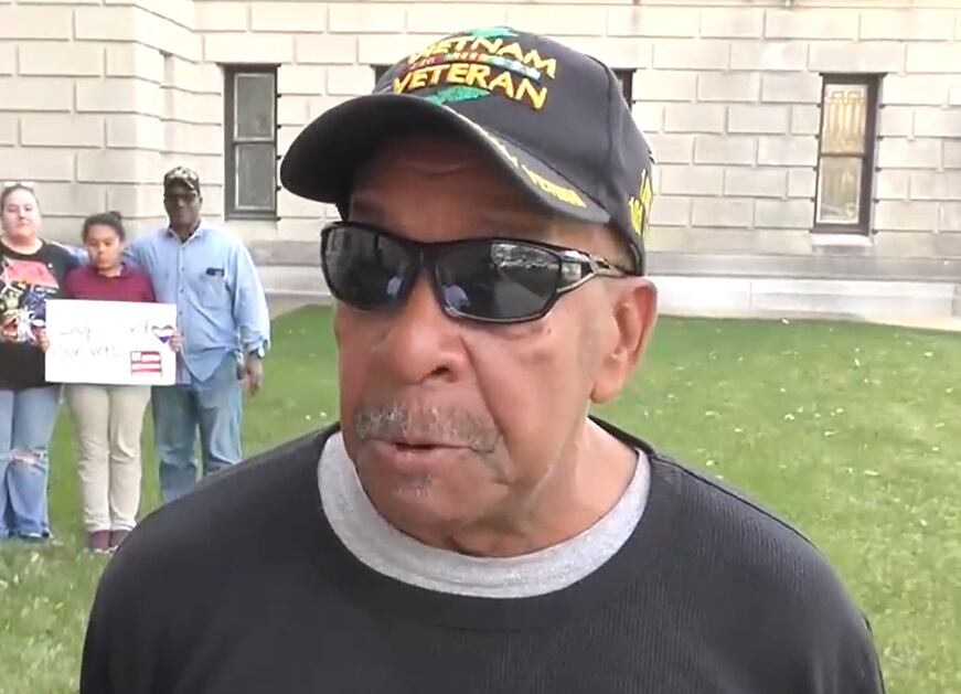 Veterans protest Trump VA and government cuts at State Capitol