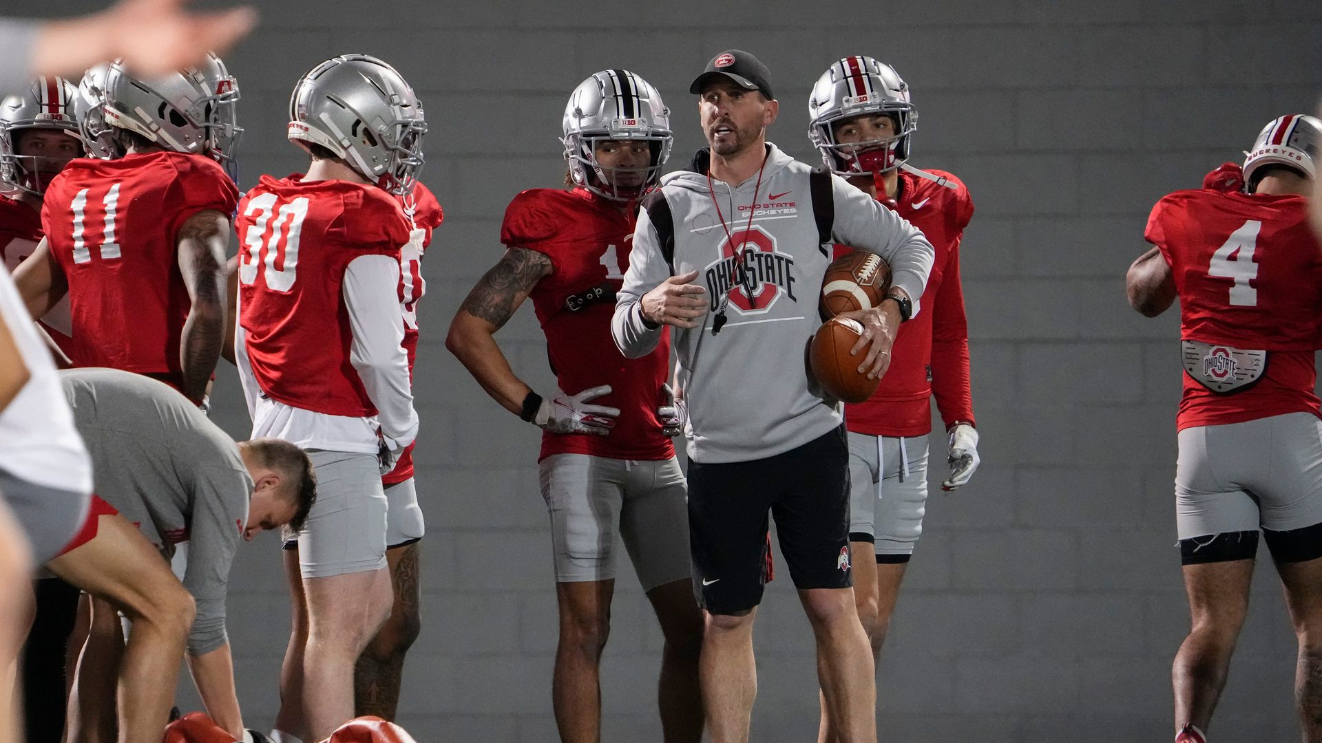 National champion Buckeyes get back to work as spring ball begins