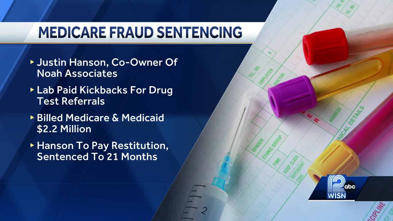 Milwaukee lab owner sentenced in $2.2M Medicare kickback fraud