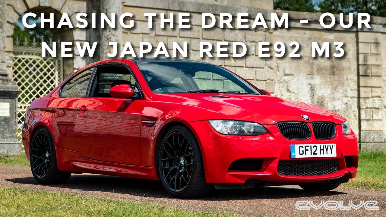 We finally bought another E92 M3! Individual Japan Red KA401 ...