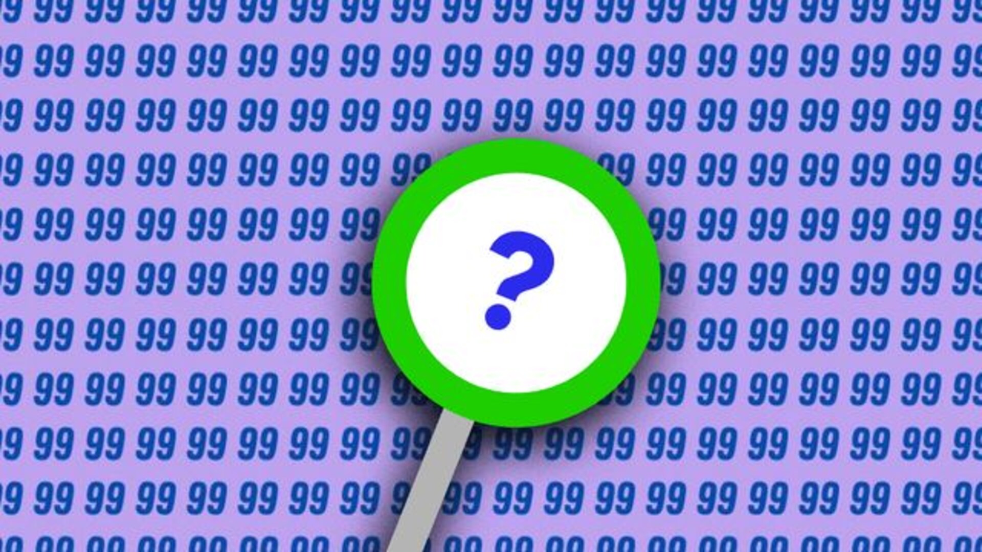 IQ-Test: Findest du in diesem Bild die 96?