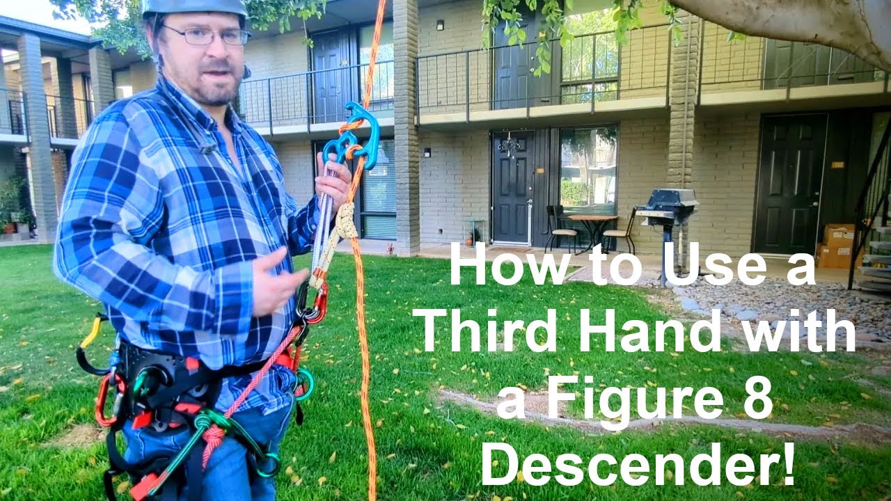 THIRD HAND with a Rescue Figure 8 Descender Using a Friction Hitch ...