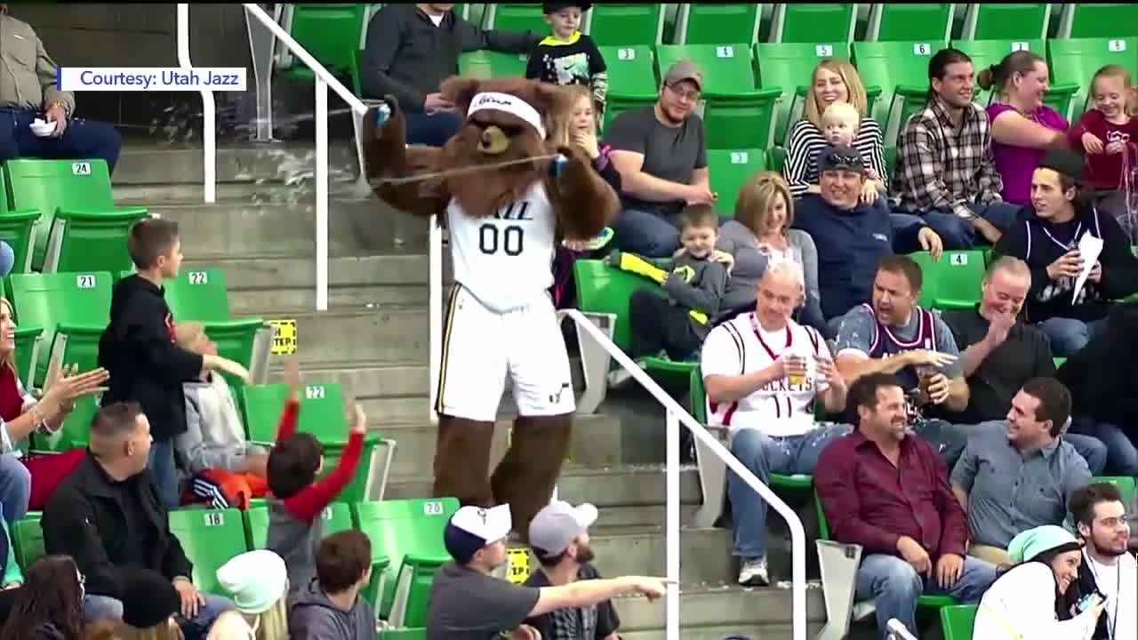 Original man behind the mask of Utah Jazz Bear fighting pancreatic cancer