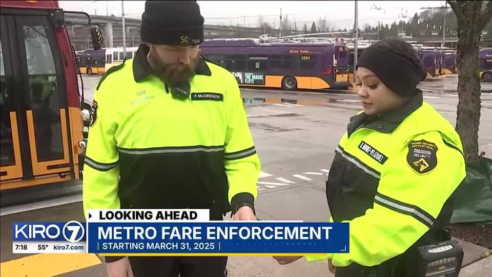 VIDEO: Metro fare enforcement starts at the end of March