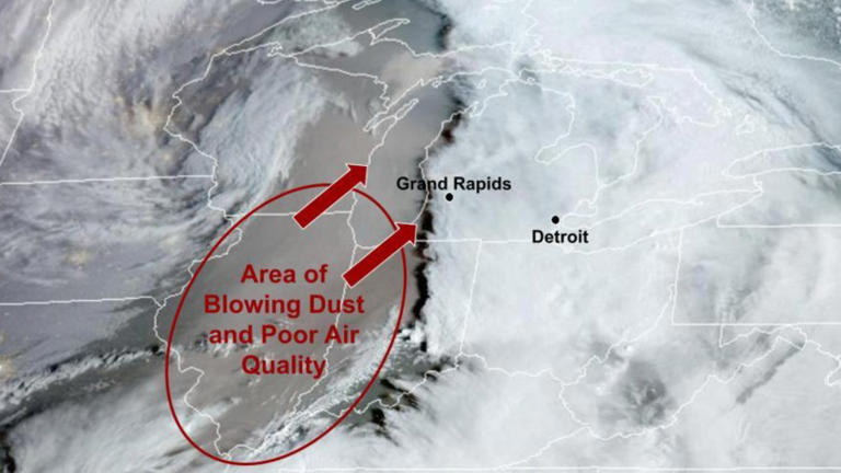 Ask Ellen: How much dust fell on West Michigan from the Plains states ...