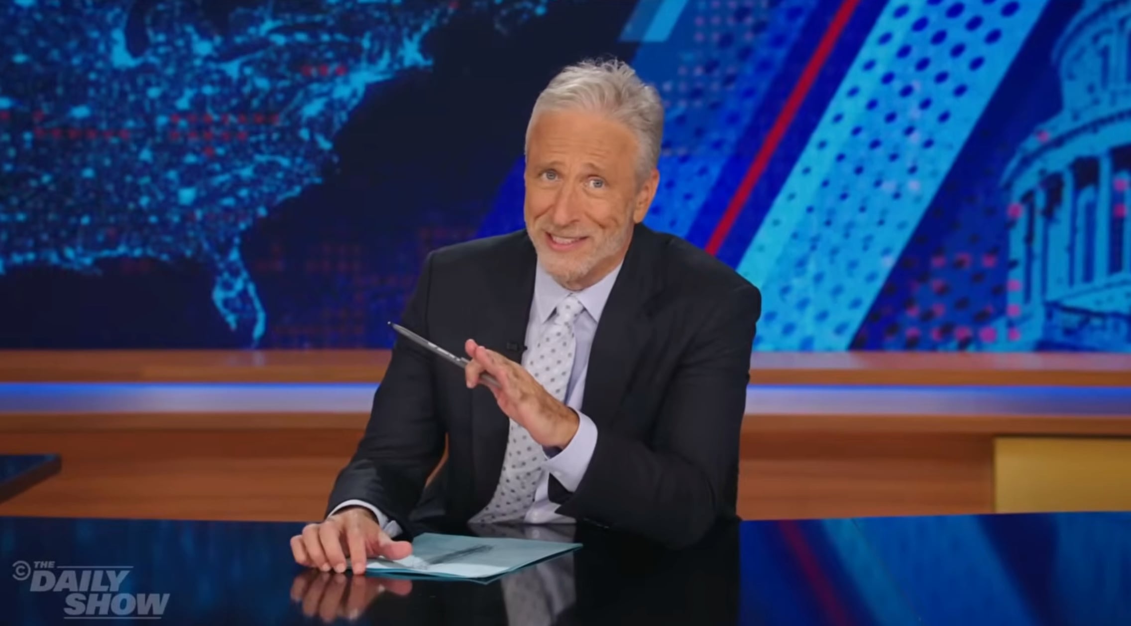 Jon Stewart Reveals His Favorite Pete Hegseth Quote From Group War Chat