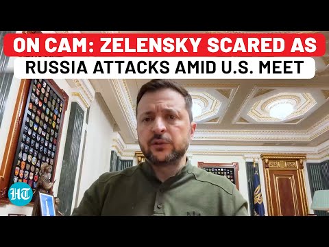 On Cam: Zelensky Scared As Russia Army Attacks Amid US Talks In Saudi ...