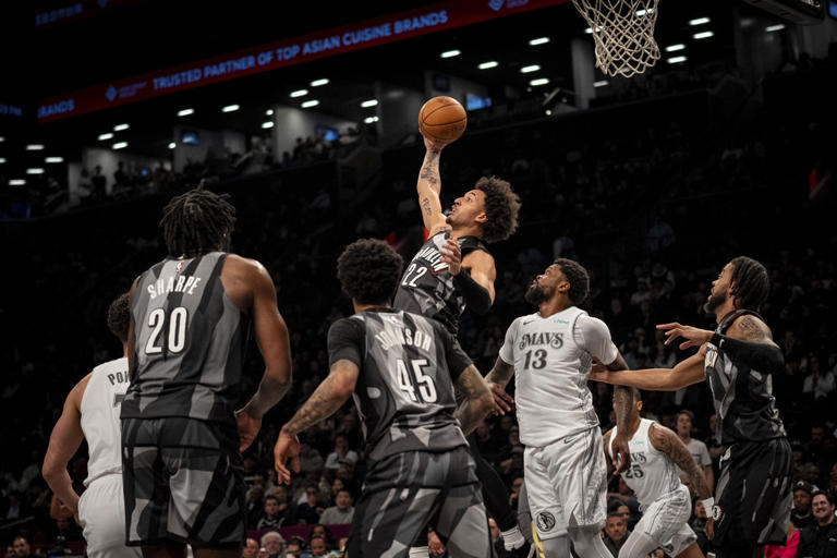 Naji Marshall's 22 leads Mavericks to 120-101 rout of Nets in Anthony ...