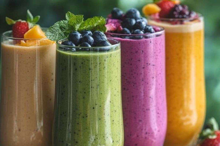 Smoothies poderosos: Recetas para rendir todo el día