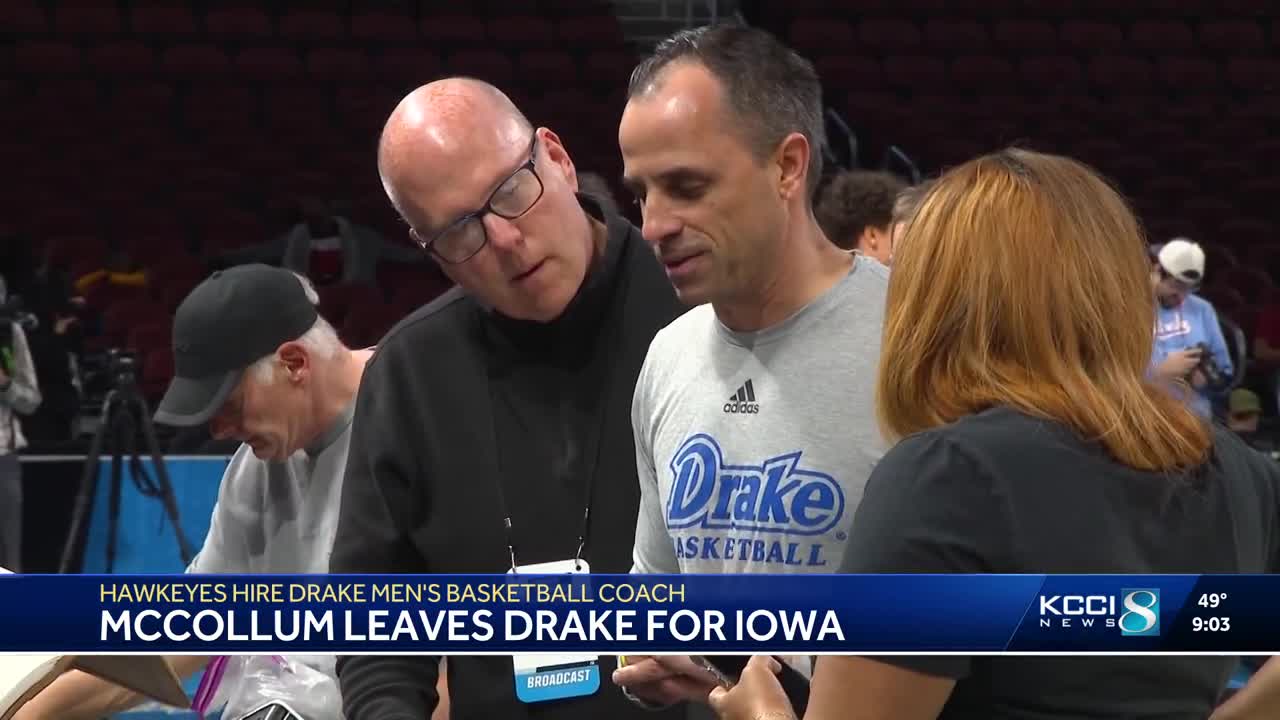 'Dream come true': Ben McCollum leaves Drake for Iowa basketball job