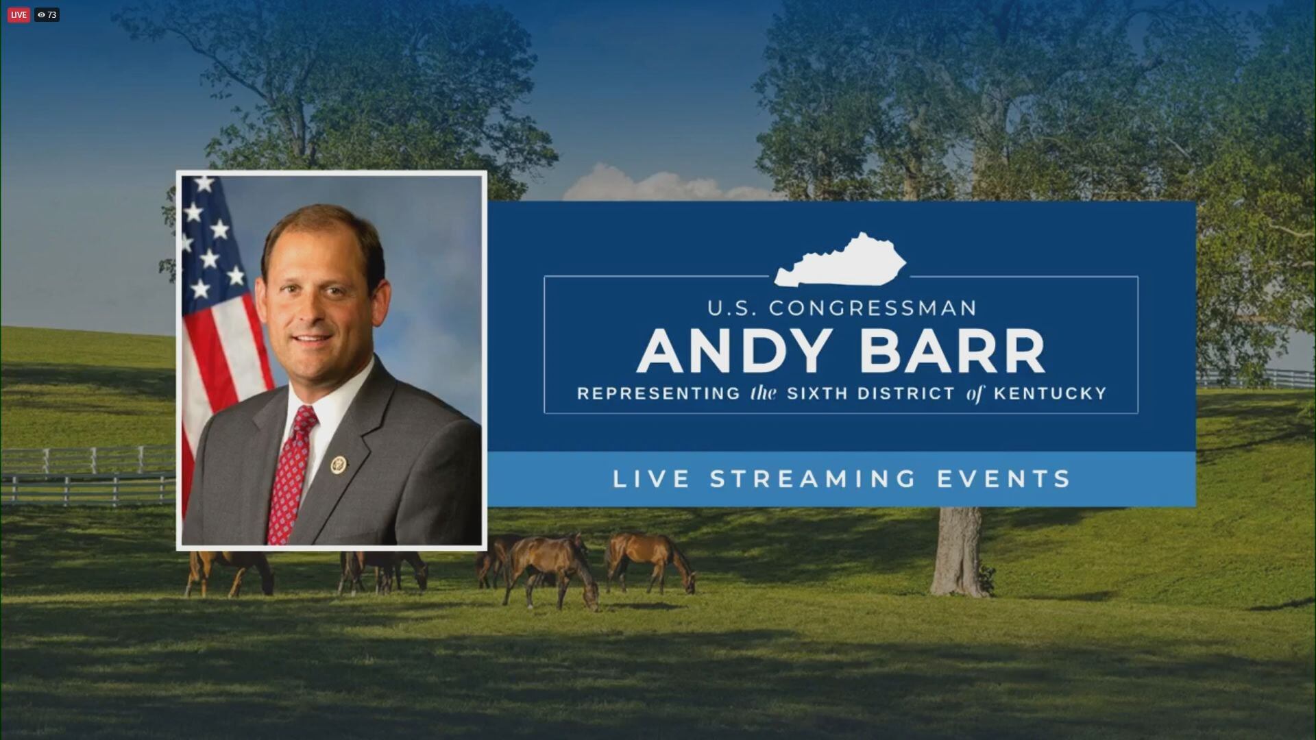 Congressman Andy Barr hosts telephone town hall