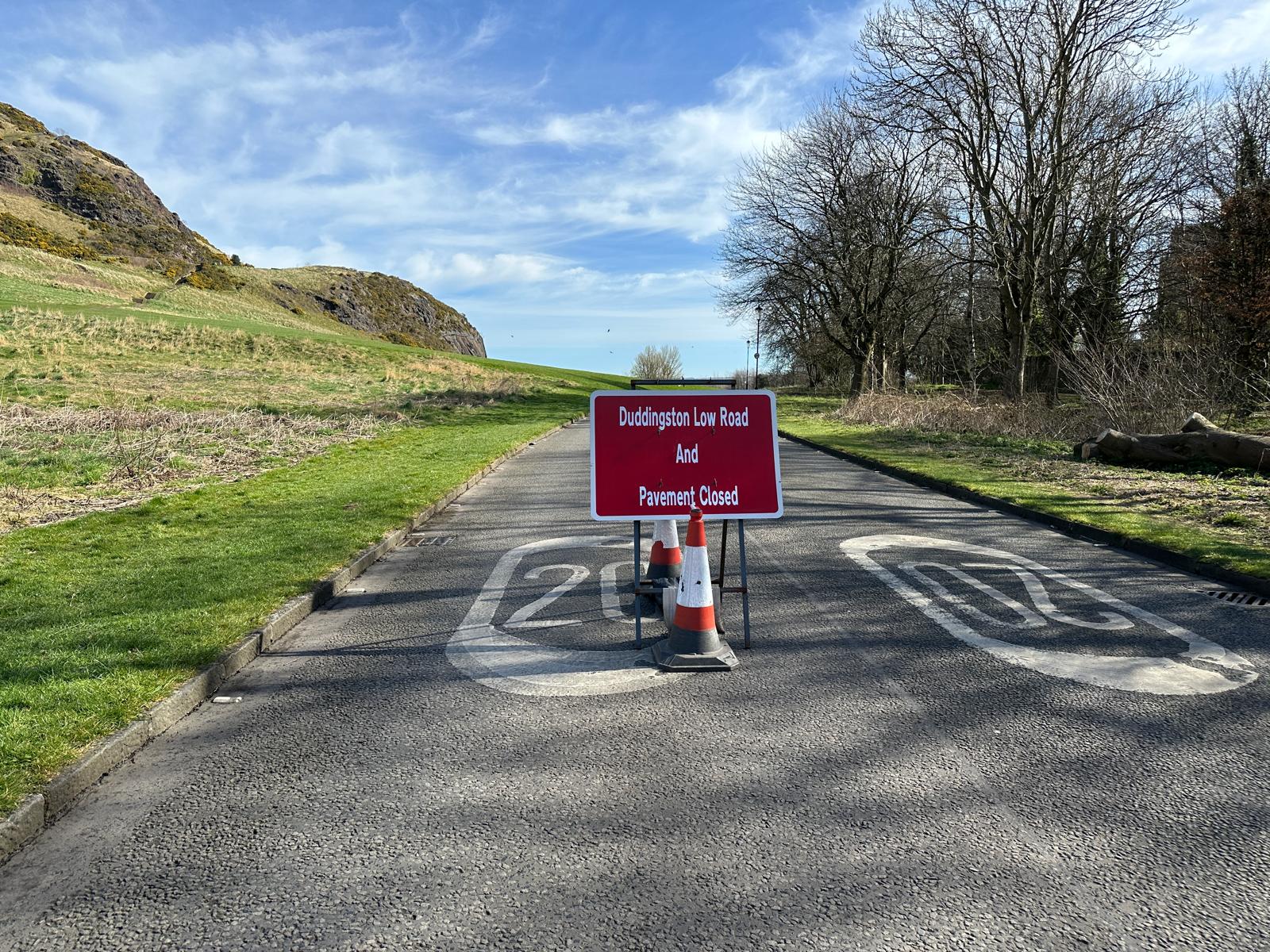 Edinburgh roads: Call for Duddingston Low Road in Holyrood Park to ...