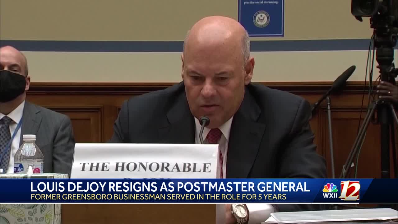 Louis DeJoy resigns as Postmaster General
