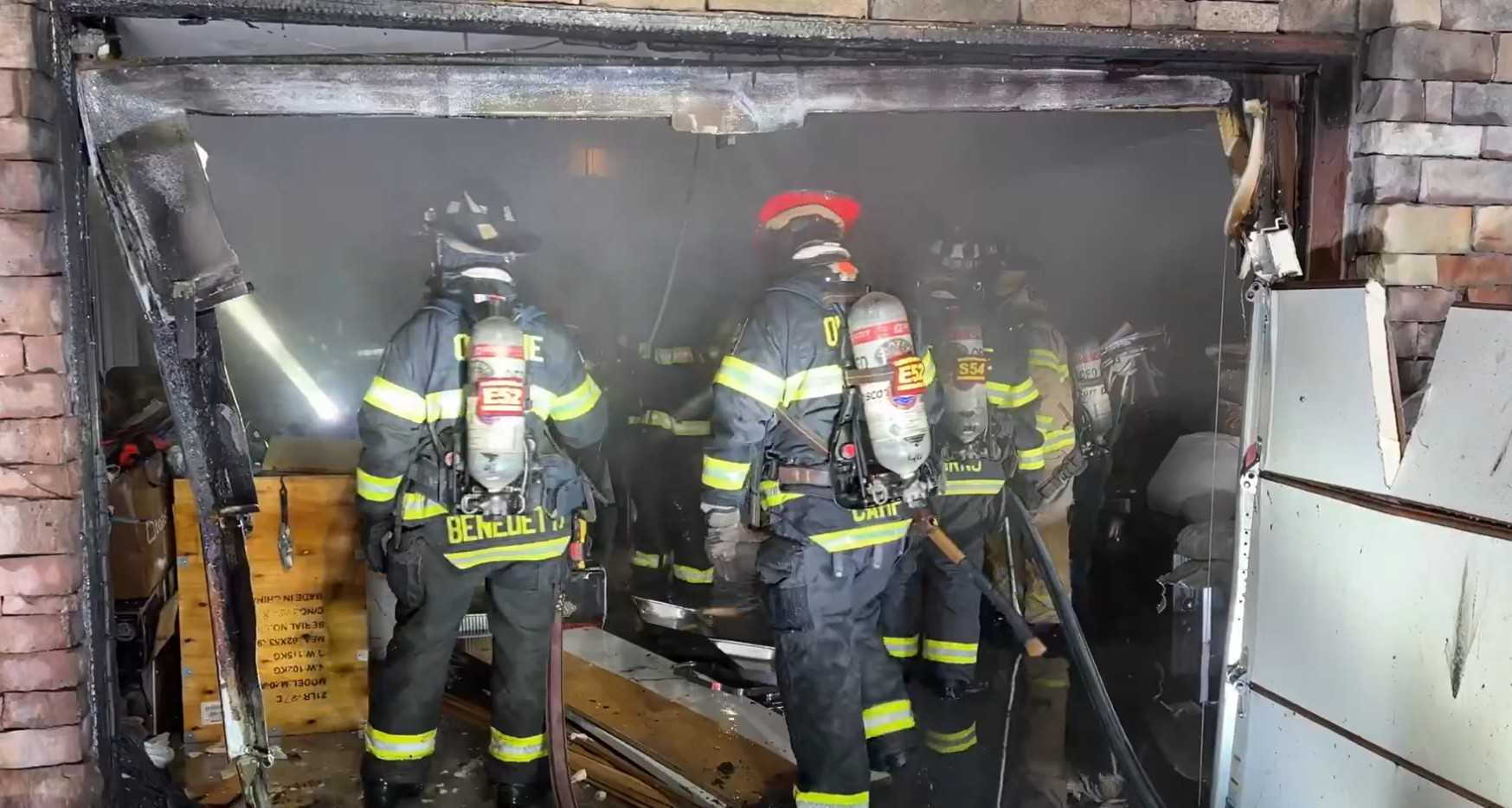 Garage fire displaces one in Olathe; cause attributed to "discarded ...