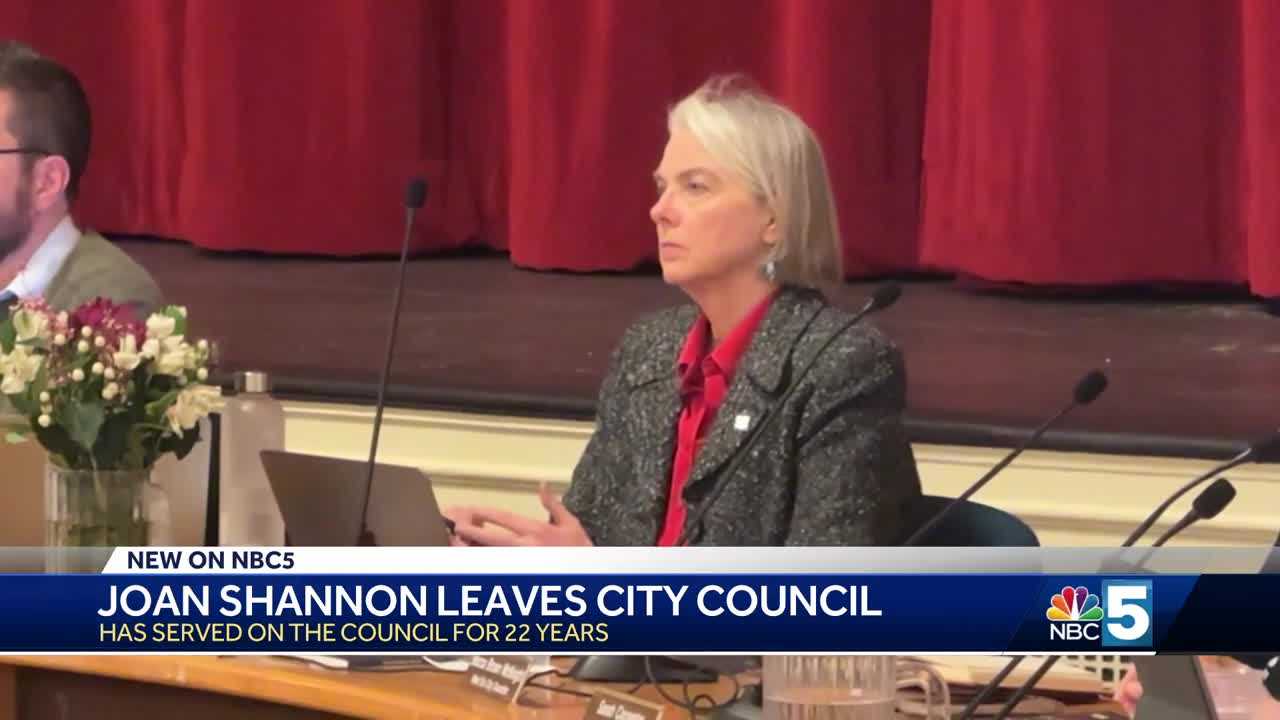 Longtime Burlington City Councilor Joan Shannon attends final meeting ...