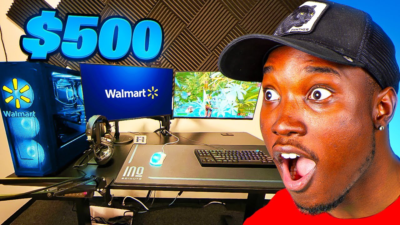 Playing Fortnite on the Cheapest Walmart Setup… (Painful Experience)