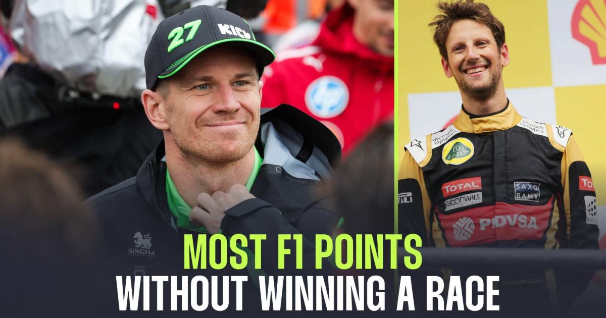 Revealed: The top 10 drivers with the most F1 points without winning a race
