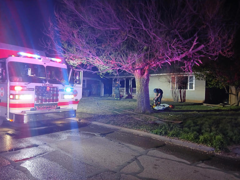 Lawton Firefighters respond to overnight fire