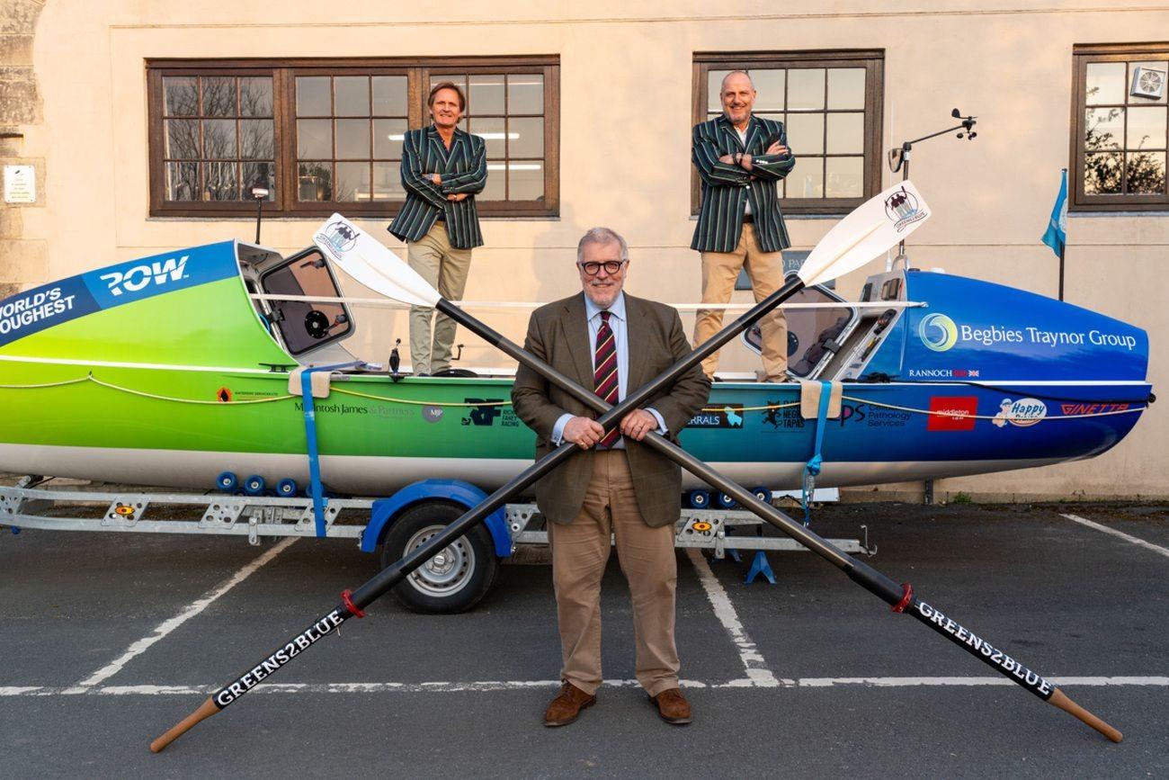 Atlantic rowers mark £50,000 milestone in support of Yorkshire charities