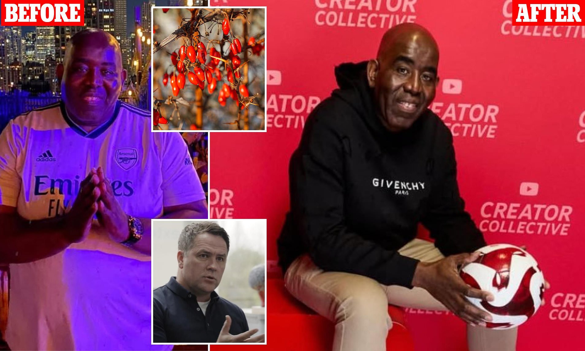 Arsenal Fan TV presenter Robbie Lyle reveals 'nature's ozempic' is ...