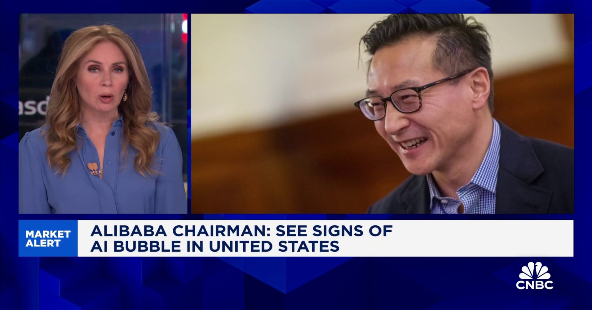 Alibaba chairman Joe Tsai: See signs of AI bubble forming in the U.S.