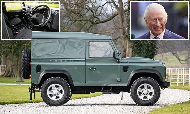 King Charles' Land Rover Defender sells for estimate-busting price at ...